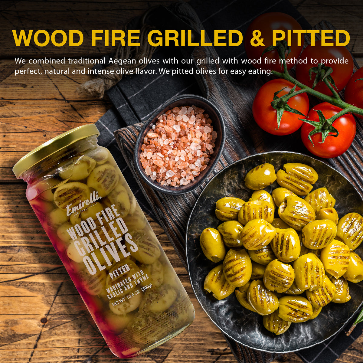 5 Delicious Ways to Enjoy Wood Fire Grilled Olives – Emirelli San Francisco