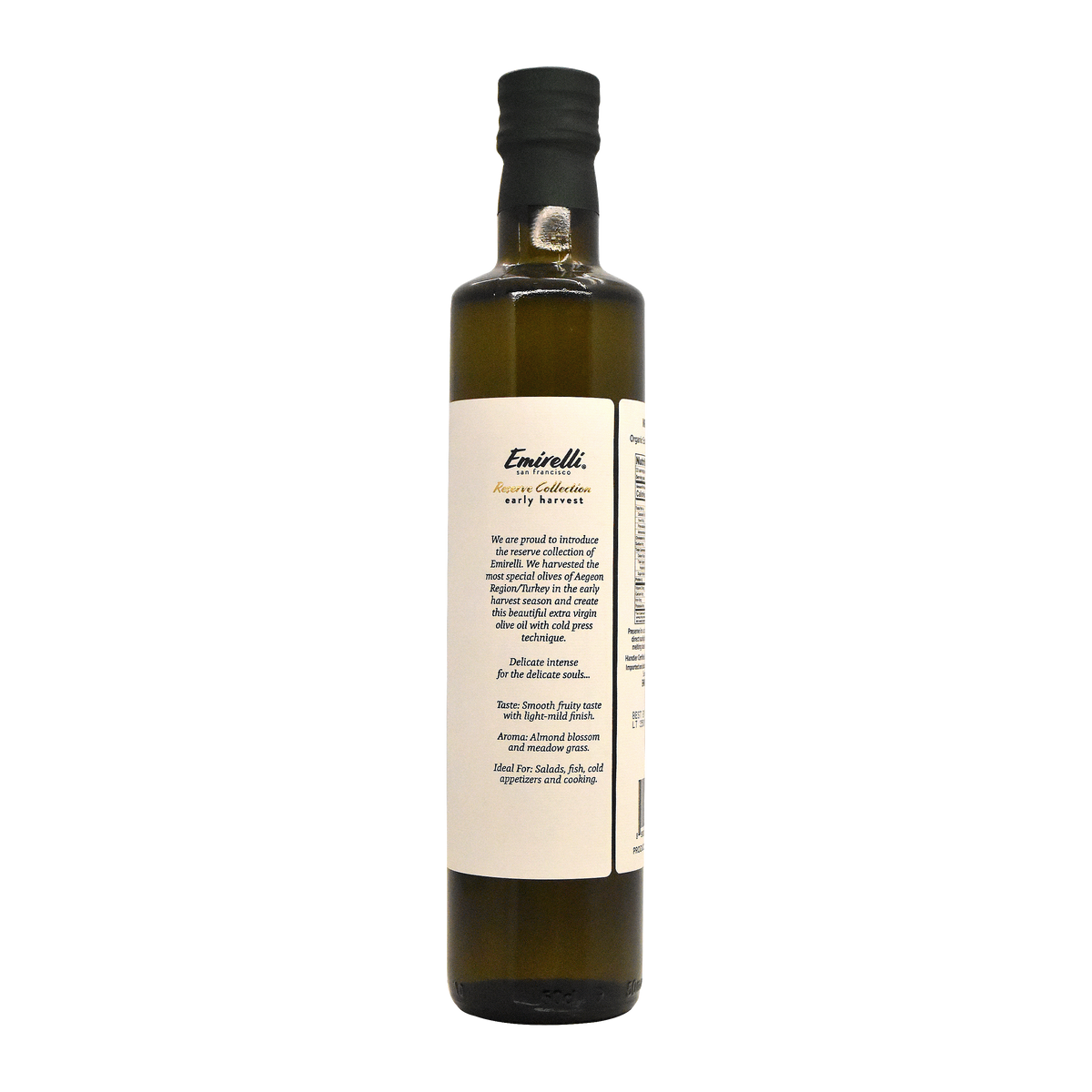 Emirelli Organic Extra Virgin Olive Oil - Delicate Intense Cold Press ...