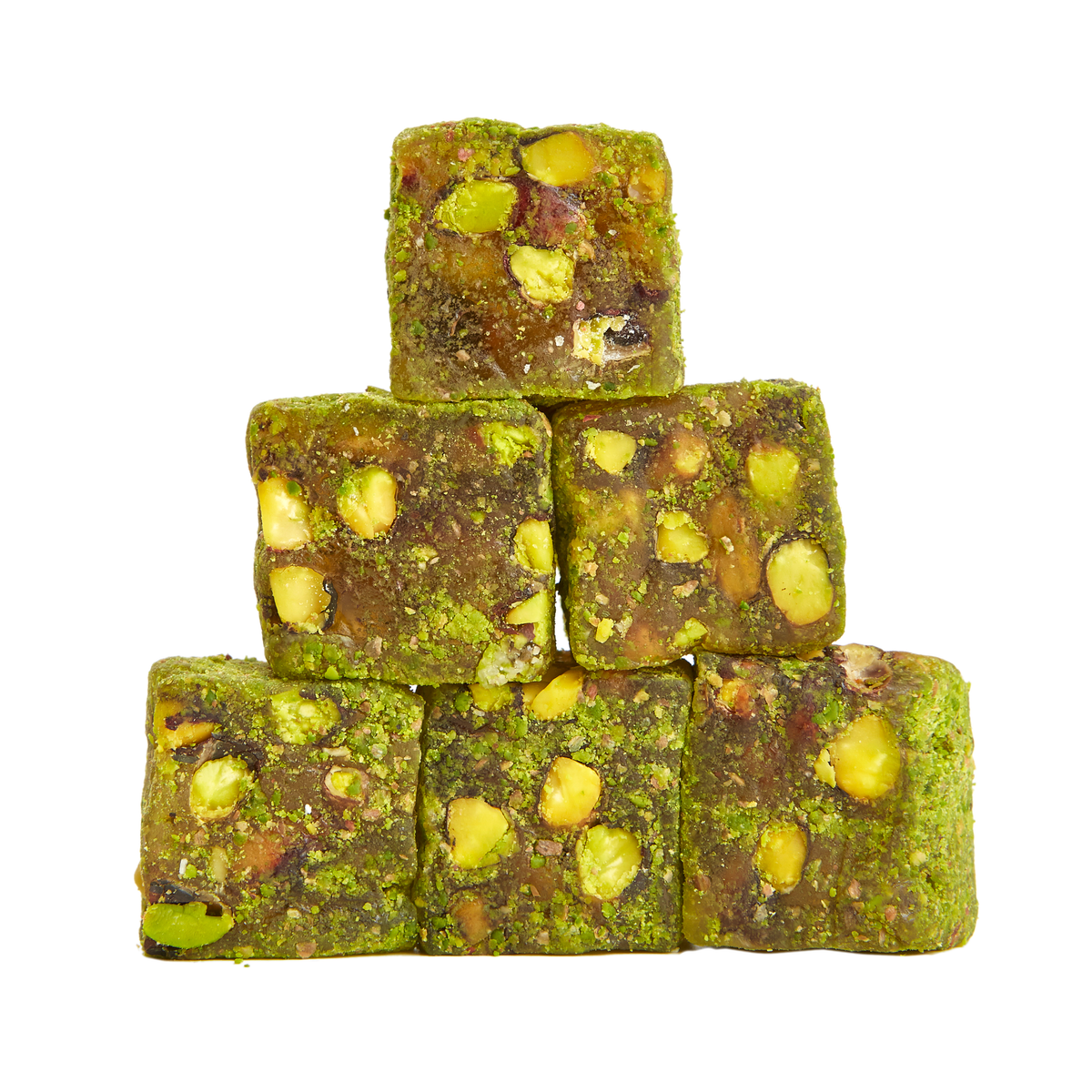Order in Bulk | Honey and Double Pistachio Cubes Turkish Delight ...